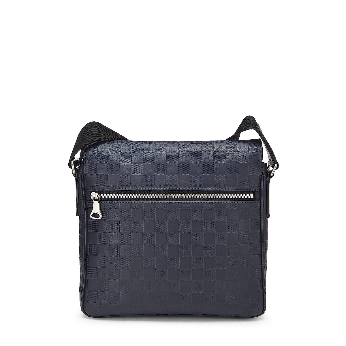 Louis Vuitton, Pre-Loved Navy Damier Infini District Messenger PM, Navy