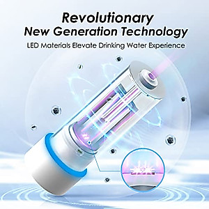 Waterdrop 15UB Under Sink Water Filter System and Waterdrop LED UV͎ Ultrąviolët Water Filter for Under Sink Water Filter System