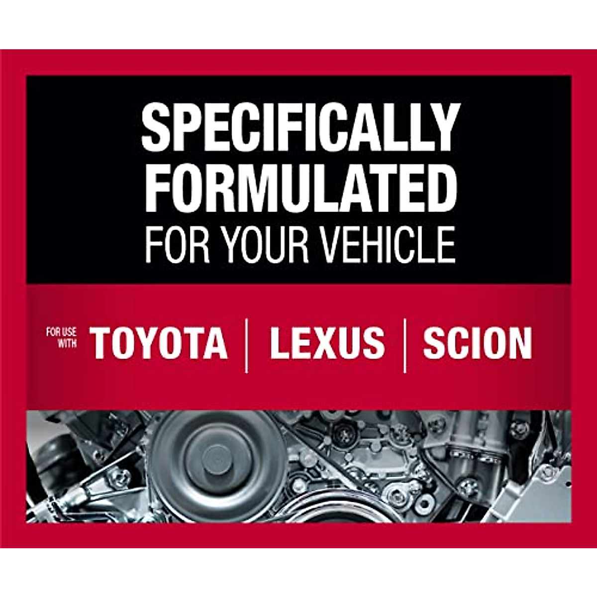 Zerex Asian Vehicle Red Silicate and Borate Free 50/50 Prediluted Ready-to-Use Antifreeze/Coolant 1 GA