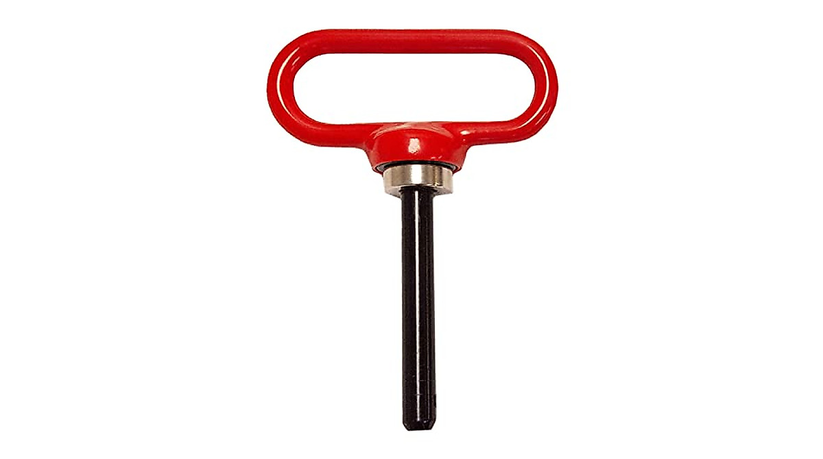 Brinly Magnetic Hitch Pin: Quick Connect, Extra-Strong, No Cotters