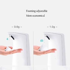 TGRTY Soap Dispenser Liquid Dispenser Induction Foam Dispenser Foam Dispenser Liquid Distributor Liquid Foam Dispenser Lotion Dispenser (Color : White)