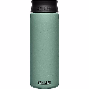 CamelBak Hot Cap Travel Mug, Insulated Stainless Steel, Perfect for taking coffee or tea on the go - Leak-Proof when closed - 20 oz, Moss