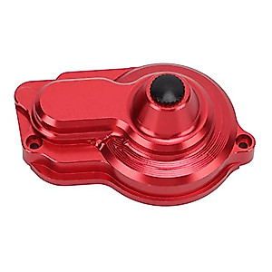 PenRux RC Rear Main Gear Cover, Durable Practical Rear Gear Box Housing Cover High Accuracy Lightweight for 1/18 RC Car (Red)