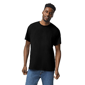 Gildan Heavy Cotton T-Shirt G5000, Black (10-Pack), Small