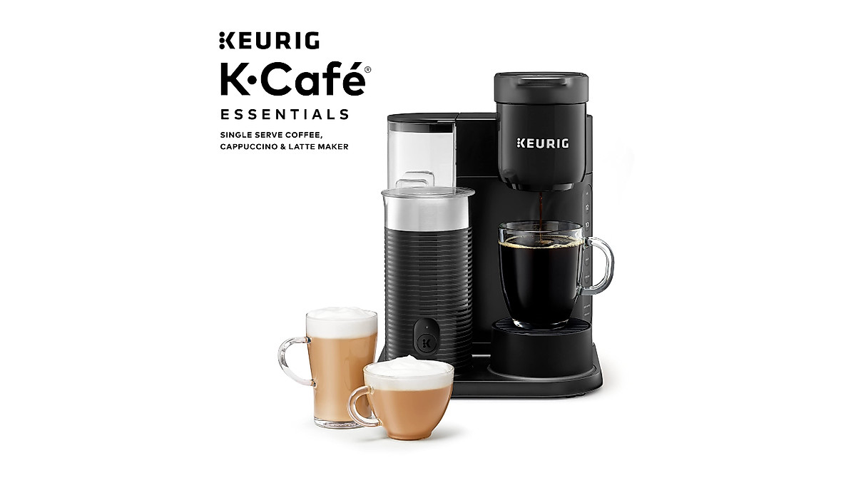 K-Cafe Essentials Coffee Maker: Brew Lattes & Cappuccinos