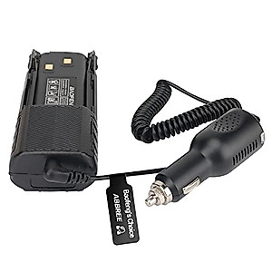 BAOFENG UV-82 Battery BL-8 3800mAh Li-ion High Capacity Extended Battery with Car Charger Cable UV-82HP UV-82C MIRKIT UV-82 MK3/5 etc Two Way Radio