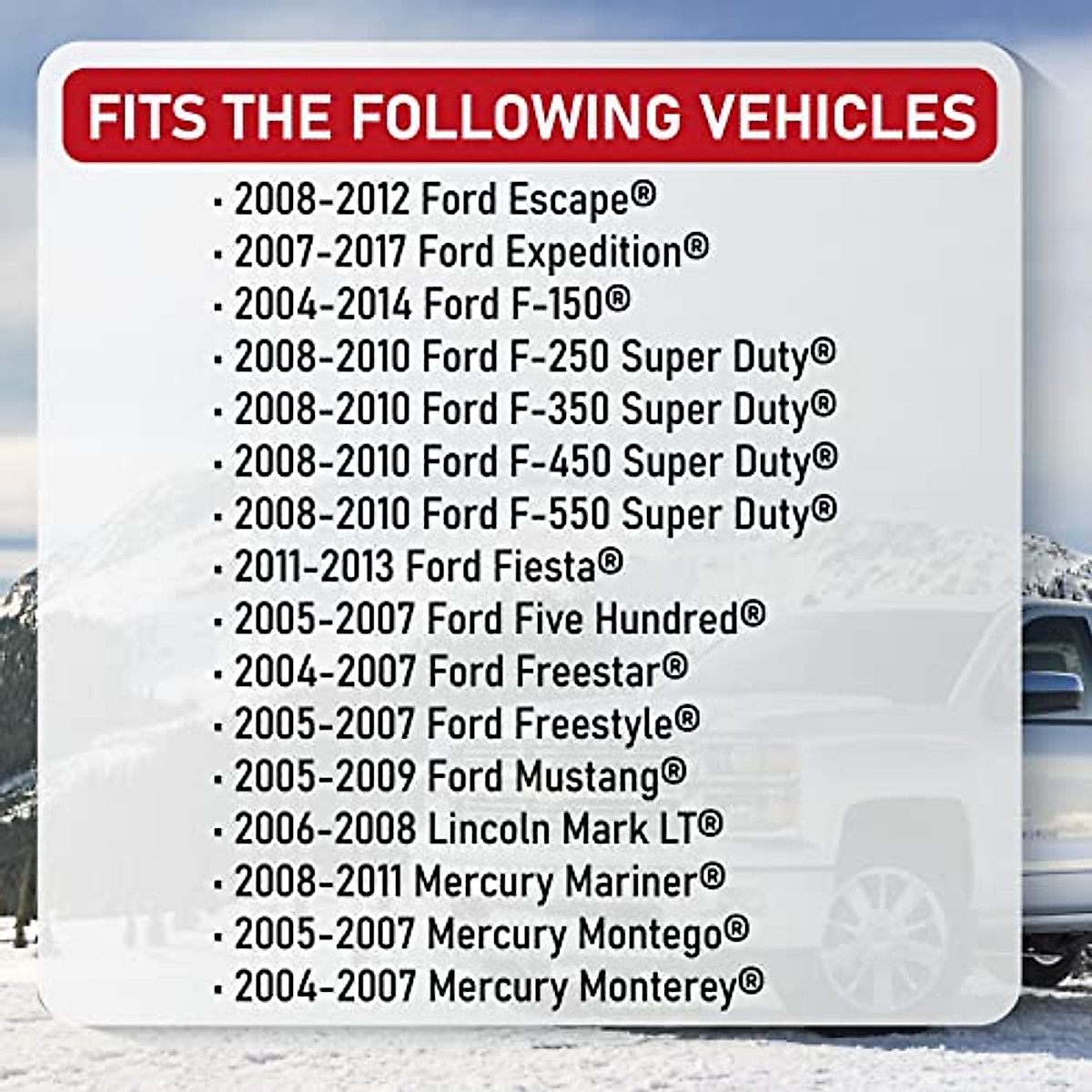 HVAC Blower Motor Resistor - Compatible with Ford, Lincoln, Mercury Vehicles - Expedition, Escape, F150, F250, F350 Super Duty, Mustang, Mark LT, Mariner Replaces 3F2Z-18591-AA, YH-1715