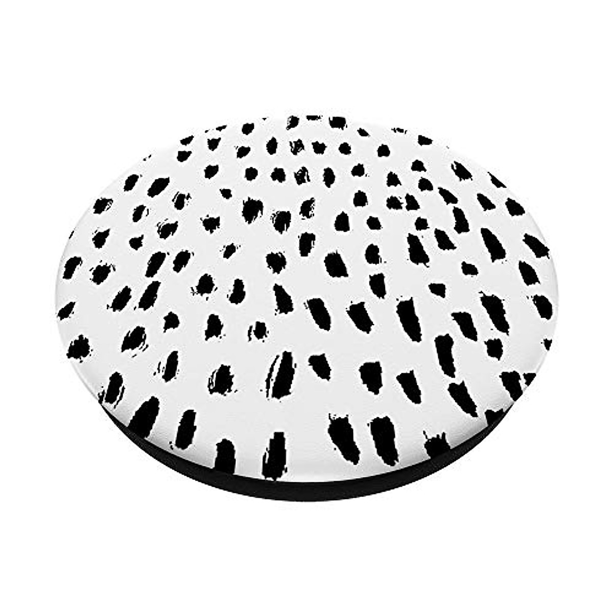 Minimal Black and White Dalmatian Print PopSockets PopGrip: Swappable Grip for Phones & Tablets