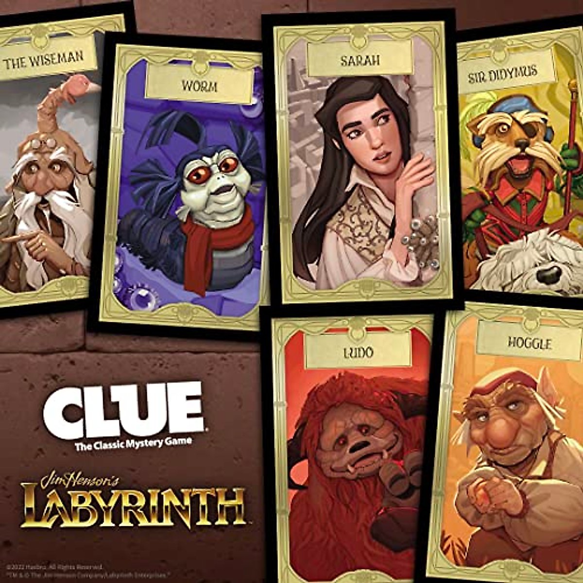 CLUE: Labyrinth | Solve The Mystery - Who Does Jareth Control, Where is Toby, and What Object is Used | Collectible Clue Game Based on Jim Henson’s Labyrinth | Officially-Licensed Game