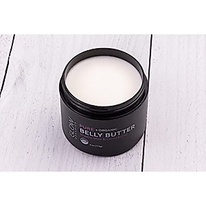 Glow Organics 100% Organic Belly Butter, Prevents Stretch Marks and Firms Skin