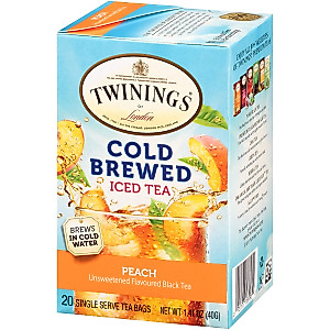 Twinings Peach Cold Brewed Iced Tea - 20 ct