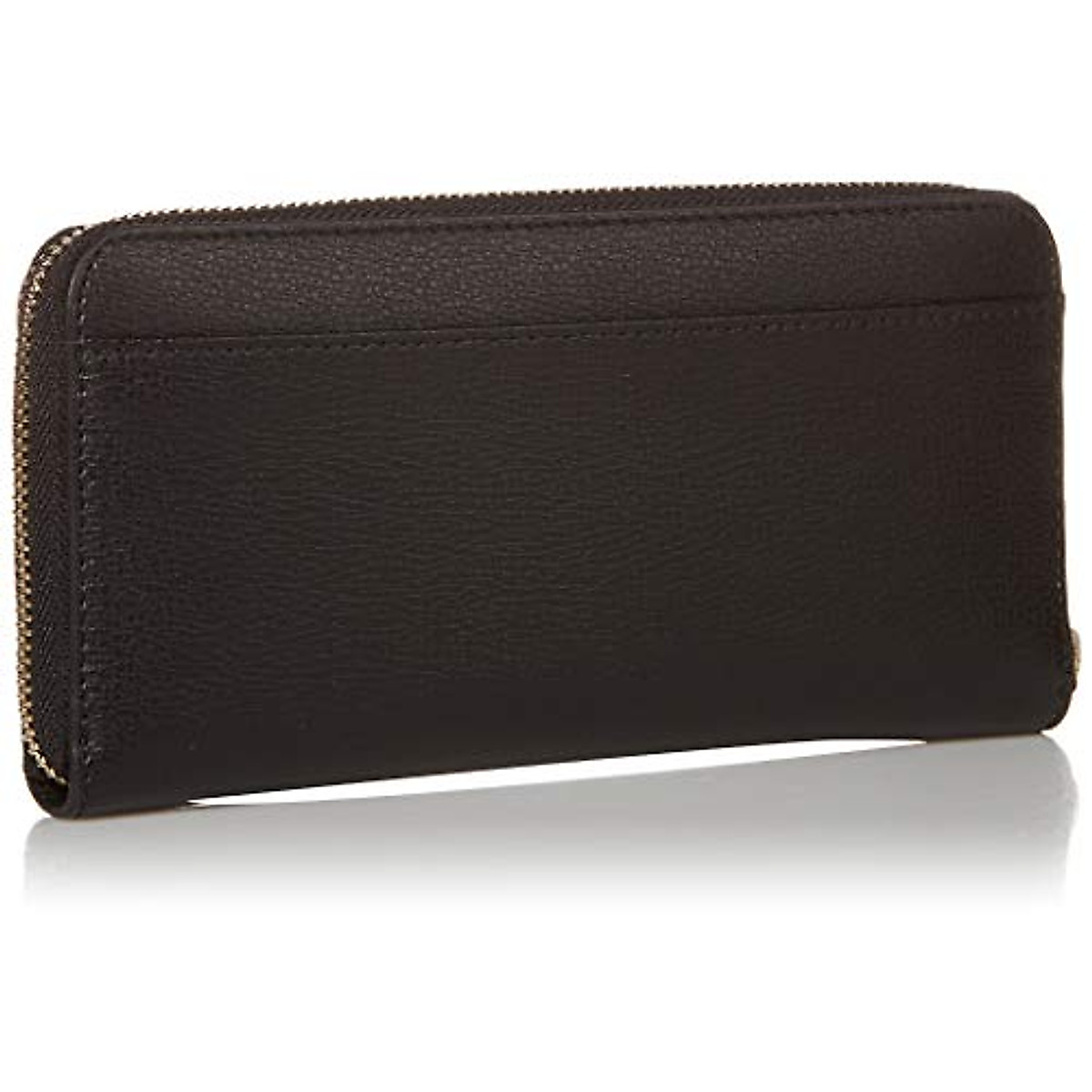 Karl Lagerfeld Paris womens Zip Continental Wallet, BLK/GOLD, One Size US