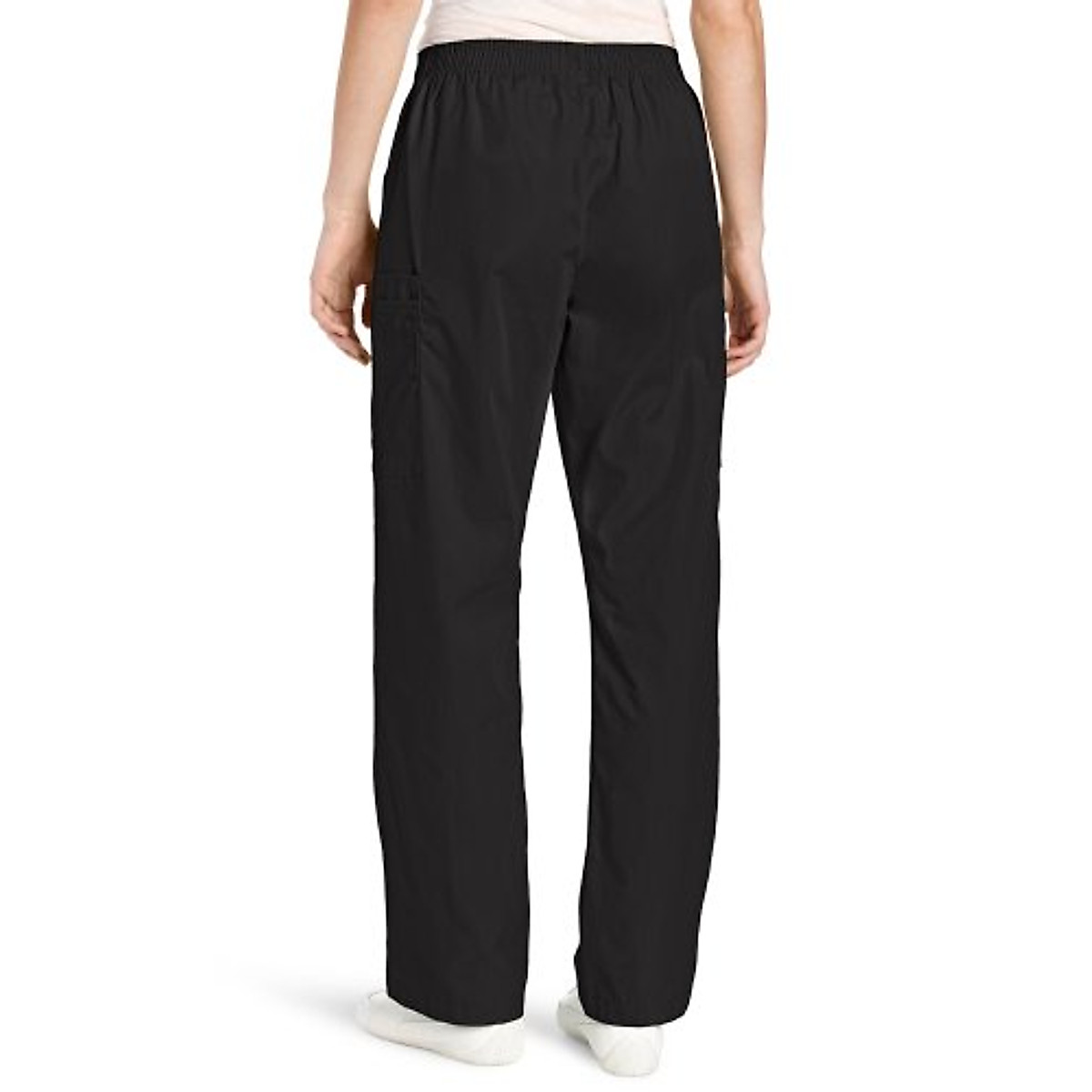 WonderWink Women's Quebec Full Elastic Cargo Pant, Black, 3X-Large