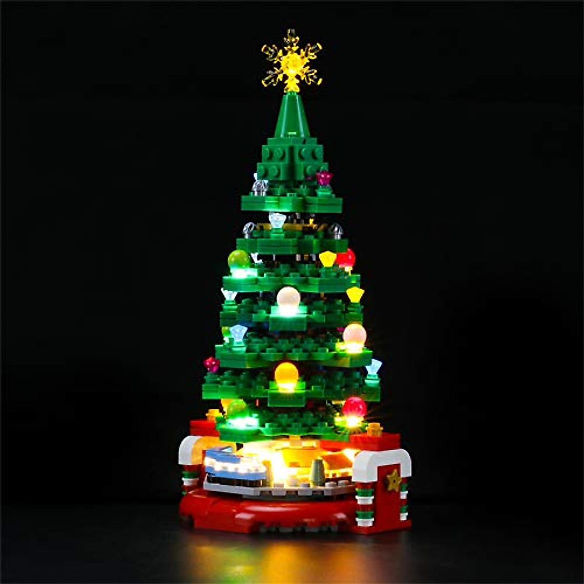 LIGHTAILING Light Set for (Creator Christmas Tree) Building Blocks Model - Led Light kit Compatible with Lego 40338(NOT Included The Model)