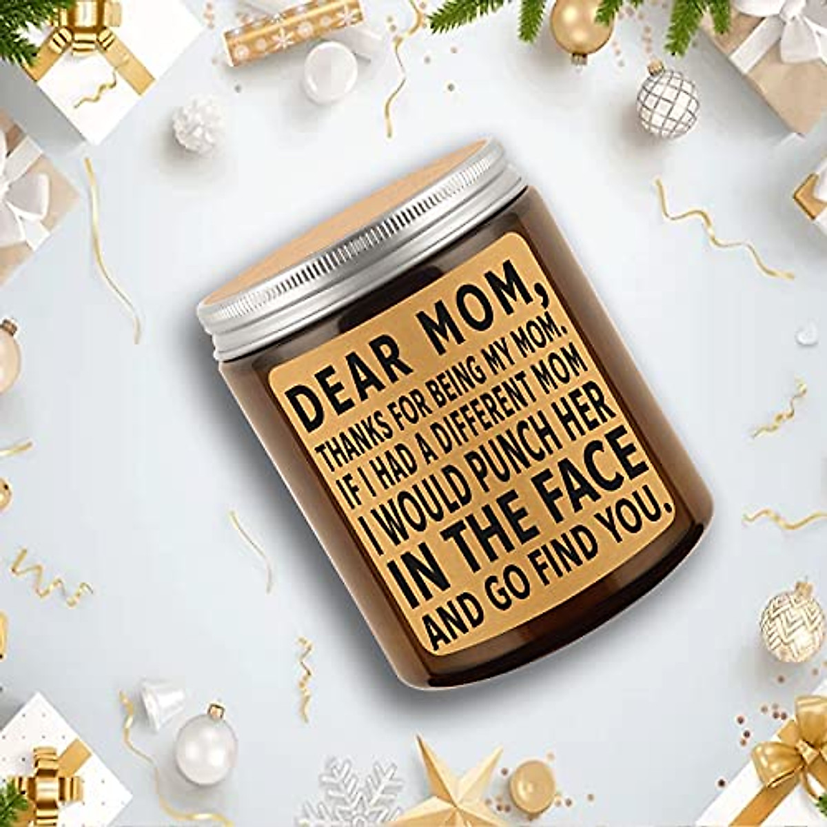 Gifts for Mom from Daughter, Son - Mom Gifts - Birthday Gifts for Mom - Funny Mother's Day Gifts, Thanksgiving Gifts, Christmas Gifts for Mom - LUOYUO Lavender Scented Candles