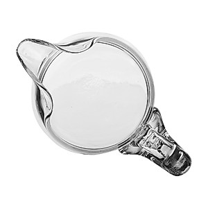 Libbey Cantina 90 Oz Tall Glass Pitcher, Hand-Blown Clear Glass Pitcher with Handle, Elegant Glass Serving Pitcher for Iced Tea, Lemonade, and More