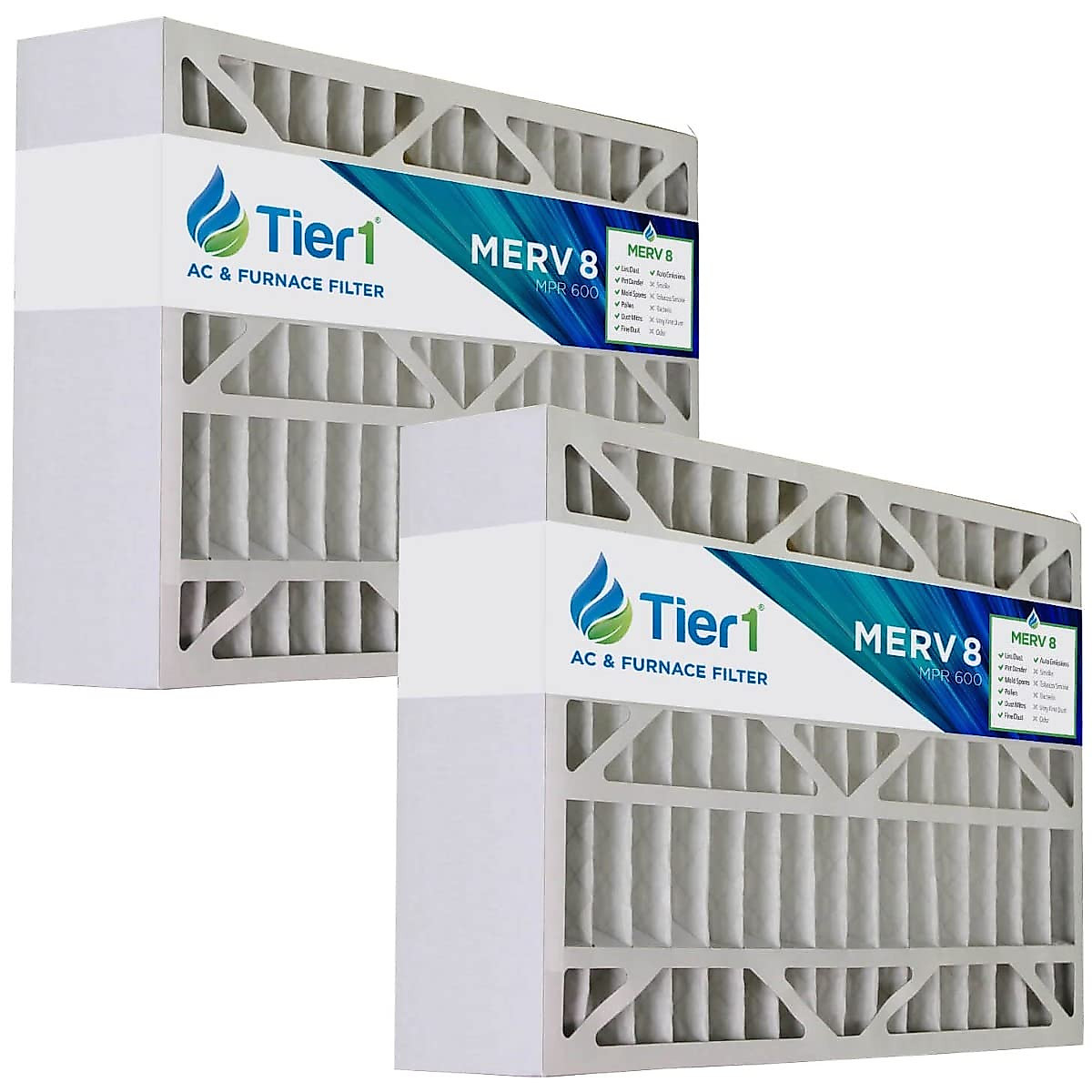 Lennox X0583 16x25x5 MERV 8 Comparable Air Filter - 2PK