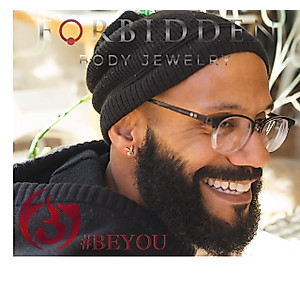 Forbidden Body Jewelry Surgical Steel Bunny Stud Earrings (Silver Tone)