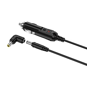 DC 12V 2A Car Charger Universal Power Cord Cigarette Lighter for Portable RCA DVD Player, Sylvania, DBPOWER, GPS, Bluetooth Speakers, Spectra S1 Breast Pump, Label Maker, Camera, Snailax Seat Cushion