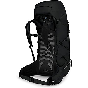 Osprey Talon 44L Men's Hiking Backpack with Hipbelt, Stealth Black, S/M