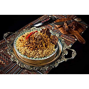 Genuine Handmade Uzbek Chefs Knife Pchak - Deer Horn Handle - 11 Inches - Uzbek Pchak - Ethnic Sheath – Uzbekistan Knife Pichok - Ethnic Souvenir - Bonus Popular Uzbek Recipes Ebooks