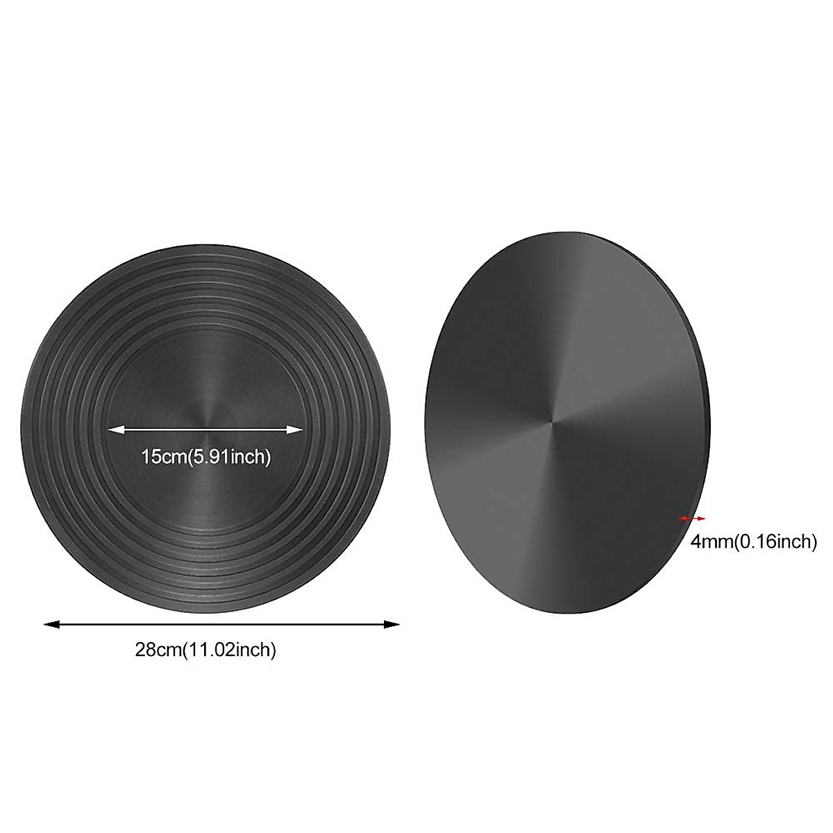 11inch Heat Diffuser Induction Diffuser Plate Aluminum Defrosting Tray Fast Thawing Plate Reducer Flame Guard Simmer Plate Heat Cooking Diffuser for Gas Stovetop