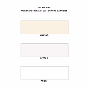 Replacement for Jacuzzi Whirlpool Bath Suction Cover (Almond)