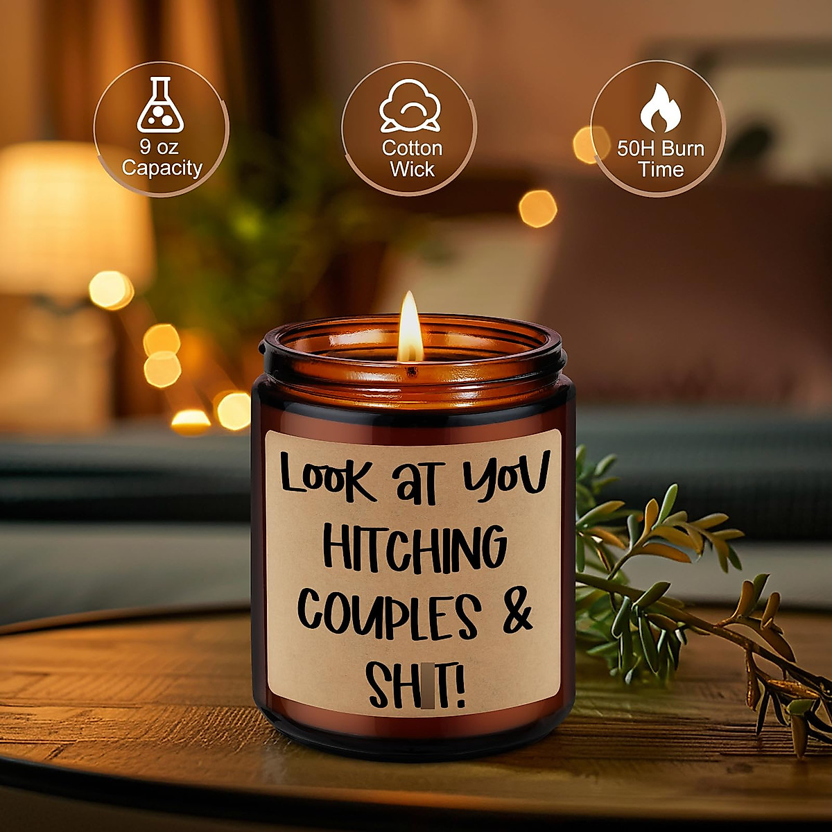 LEADO Candles, Officiant Gifts, Wedding Officiant Gifts - Funny Thank You, Christmas, Birthday Gifts for Officiant, Wedding Officiant, Marriage Officiator, Officiant Gifts for Wedding Day