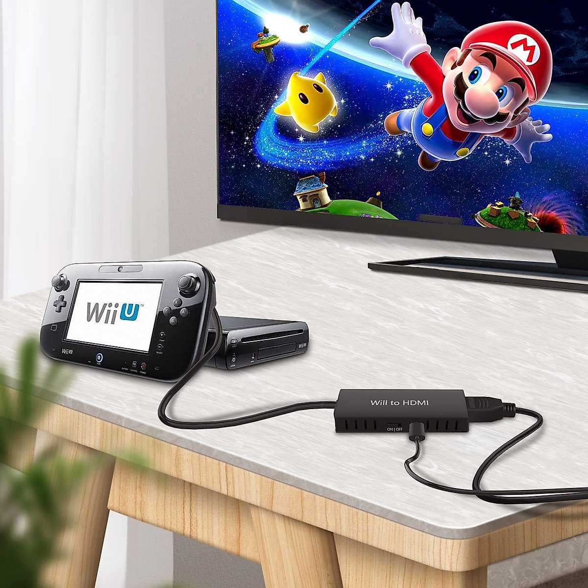 Wii HDMI Converter hdmi Converter/Adapter for Wii U HDMI Cable for Wii Convert Native 720P/480P Ypbpr Signals from Wii to Digital HDMI Signals. Provide The Best Signal Processing