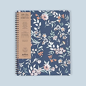 Blue Sky Sustainability 2024 Weekly and Monthly Planner, January - December, 8.5" x 11", Reinforced Paper Cover, Wirebound, Effie (138325-24)