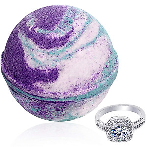 Bath Bomb with Size 8 Ring Inside Mermaid Daydream Extra Large 10 oz. Made in USA