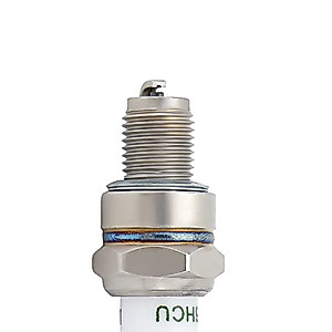 Hipa CMR6H Nickel Copper Core Standard Spark Plug Replace for NGK CMR6H Stihl FS90 FS100 FS110 FS40 FS50 FS56 HL90 HL110 HT100 KM90 BR500(4 Pack)