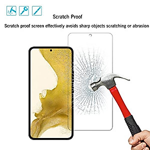 Ailun Glass Screen Protector for Galaxy S22+/S22 Plus 5G 6.6 Inch Display 3Pack + 3Pack Camera Lens Tempered Glass Fingerprint Unlock 0.25mm Clear Anti-Scratch Case Friendly [Not For S22 Ultra]