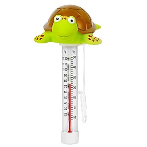 XY-WQ 2 Pack Floating Pool Thermometer, Large Size Easy Read for Water Temperature with String for Outdoor and Indoor Swimming Pools and Spas