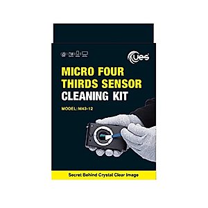 Digital Camera Micro Four-Thirds 4/3 (MFT) 12mm Sensor Cleaning Swabs x 14pcs + 15ml Liquid Cleaner for Mirrorless MILC and ILDC