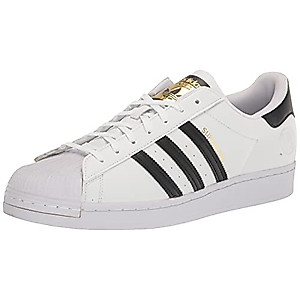 adidas Originals mens Superstar Sneaker, Core Black/White/Core Black, 9 US