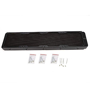 M ugast Aluminium Alloy 480mm 18-Tube Water Cooling Radiator for Desktop PC Components