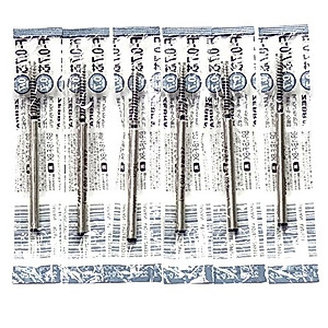 Zebra F-0.7 Black Ink Refill (BR-1B-F-BK), for NuSpiral CC 0.7mm Ballpoint Pen (BA51), × 6 Pack/Total 6 pcs (Japan Import)