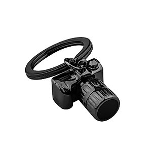 FUSTMW Photographer Gift Camera Keychain Photography Gift Black Camera Charm Jewelry Gifts For Photographer Lovers (Black)