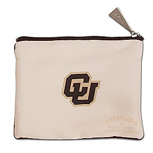 Catstudio University of Colorado Boulder Collegiate Zipper Pouch Purse | Holds Your Phone, Coins, Pencils, Makeup, Dog Treats, & Tech Tools