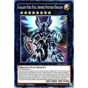 Yu-Gi-Oh! - Galaxy-Eyes Full Armor Photon Dragon (CROS-EN095) - Crossed Souls - 1st Edition - Super Rare by Yu-Gi-Oh!