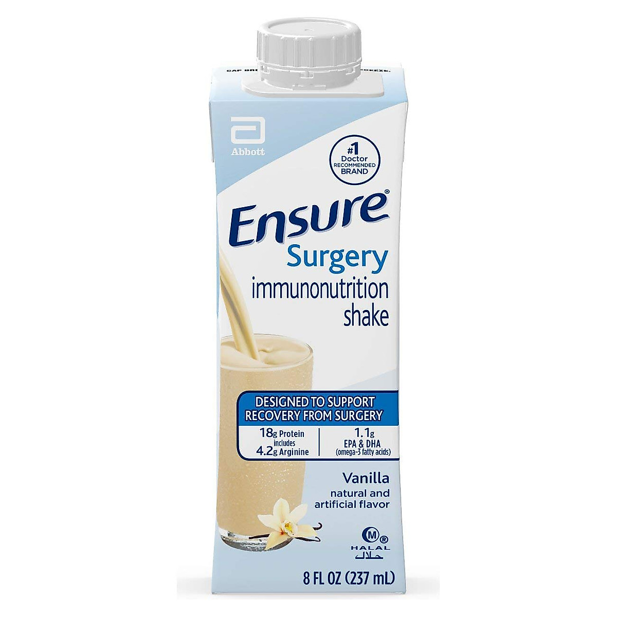 Ensure Surgery Immunonutrition Shake, Vanilla, 8 Fl Oz, 15 Count