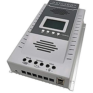 100amp MPPT Solar Controller, 100V Input, LiFePO4 (Lead Acid AGM) Lithium Battery, Maximum Input Voltage 100V, Power 1300W / 2600w (12V / 24V), Automatic Identification (k100a)