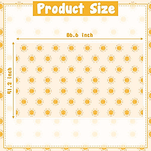 G1ngtar 3Pcs Boho Sun Birthday Party Tablecloths Boho Hippie Sunshine Disposable Plastic Waterproof Rectangular Table Covers First Trip Around The Sun Party Decorations Baby Shower Supplies