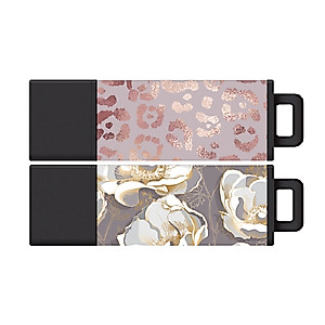 Centon DataStick Pro2 USB 2.0 Flash Drives, Assorted Colors, Pack Of 2 Flash Drives, C1-IPU2T32G2-5