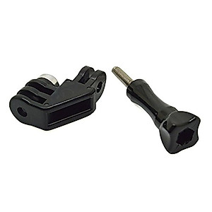 Williamcr 90 Degree Direction Adapter Elbow Mount with Thumb Screw for GoPro 11/10/9/8/7/6/5 Black,Session 5/4 Action Cameras