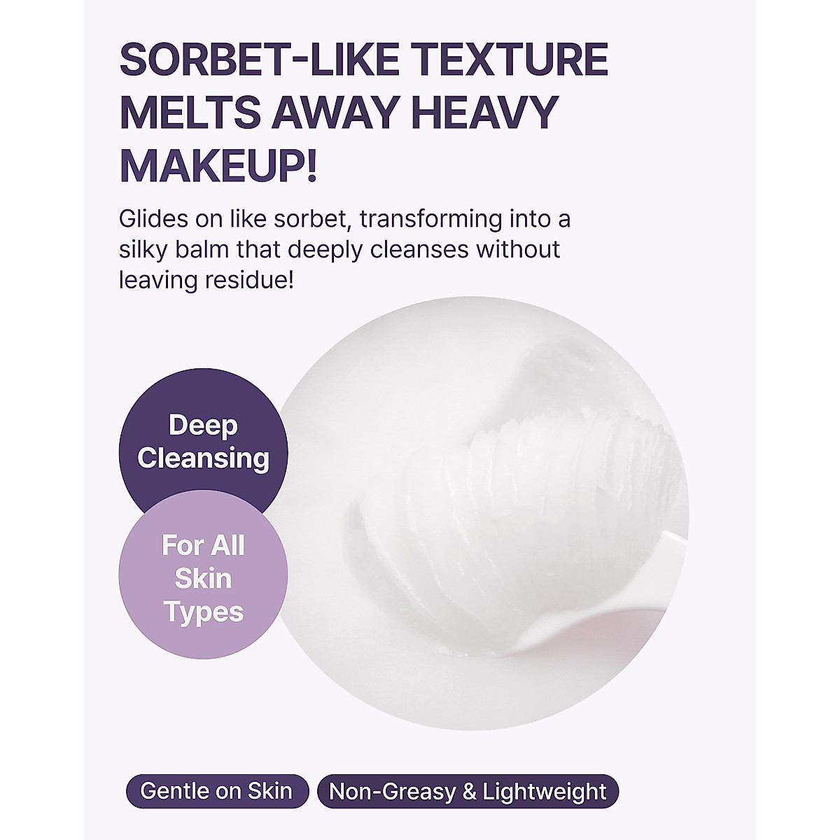 ROKKISS One-Step Cleansing Balm (5.1fl oz) - pH-Balanced Gentle Daily Facial Cleansing and Makeup Remover. Shea Butter, Grapefruit and Peach Extracts.