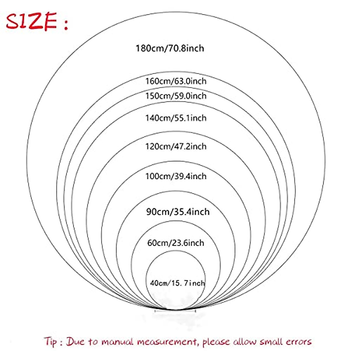 Dsopoy Round Area Rug for Living Room Blue Non-Slip Marble Circle Area Rug Modern Abstract Ocean Waves Throw Rugs Soft Washable Floor Mats