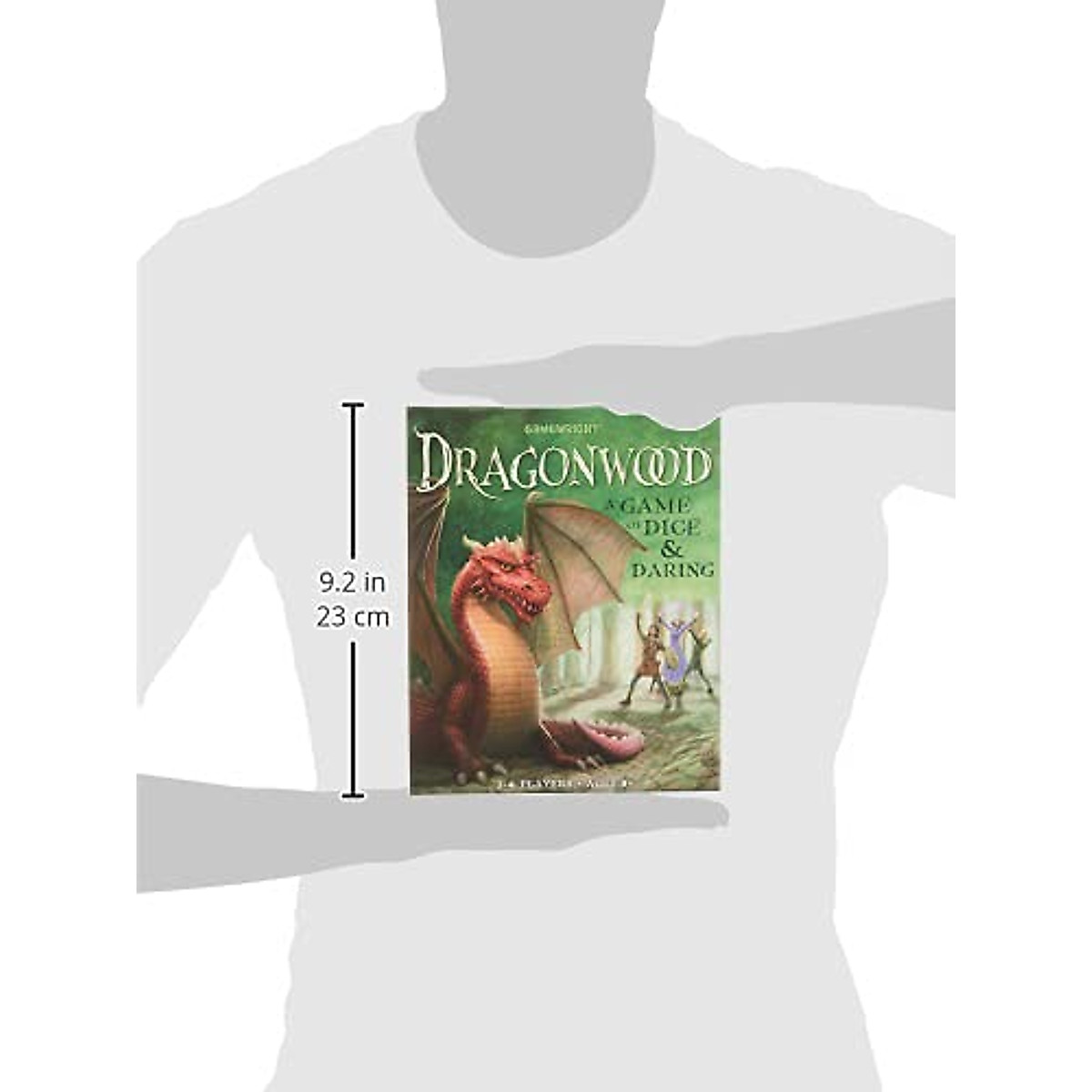 Gamewright Dragonwood A Game of Dice & Daring Board Game Multi-colored, 5"