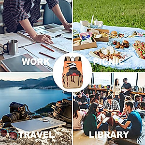 Hajicxl Japanese Anime Backpacks Canvas Shoulders Bag 3D Print Daypack Bookbag Laptops Travel Bag for Anime Fans